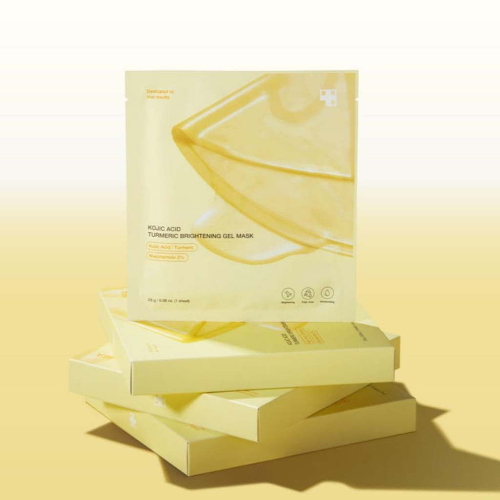 MEDICUBE Gélová maska Kojic Acid Turmeric Brightening Gel Mask ...